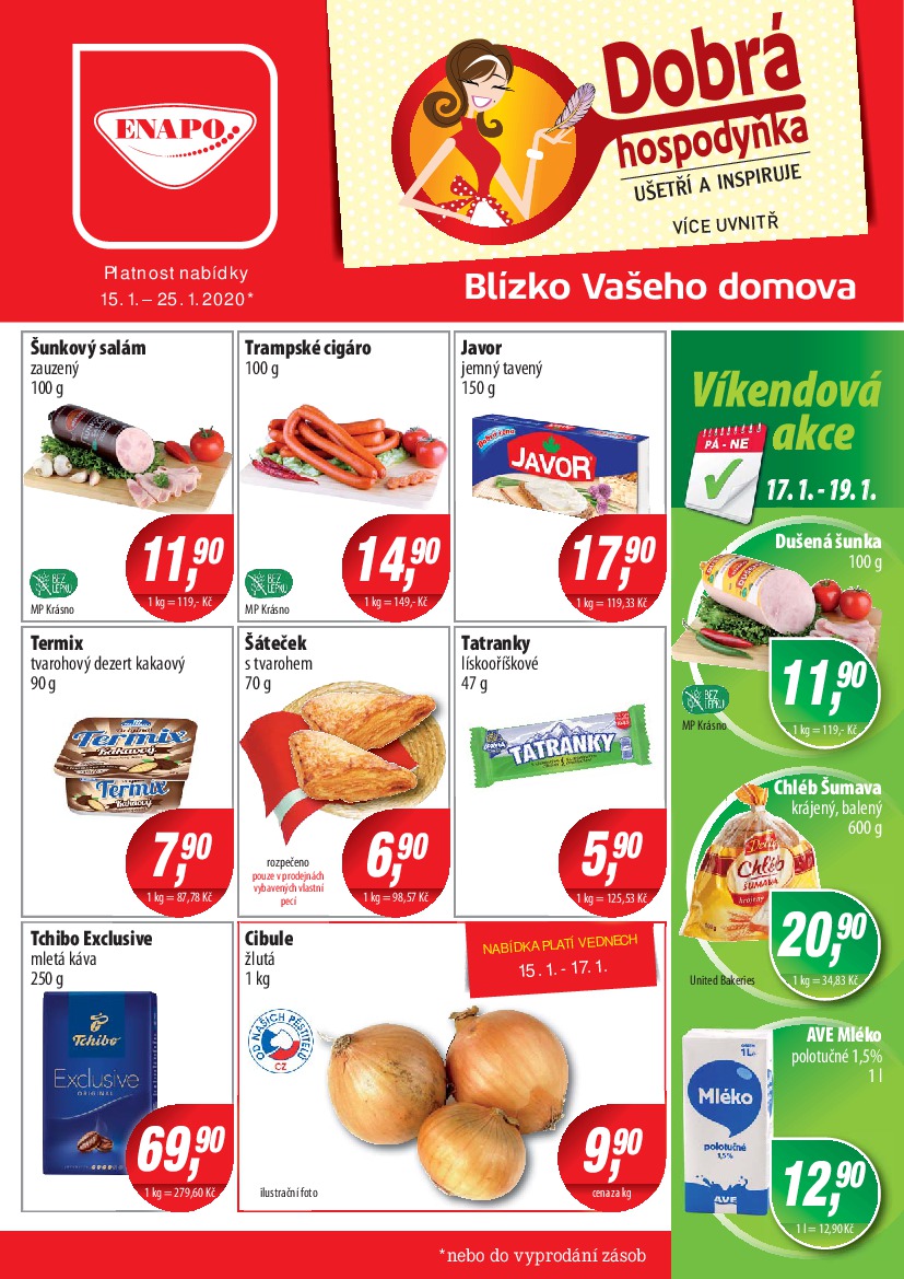 Enapo leták pro tento týden – Leták aktuální (akční leták)